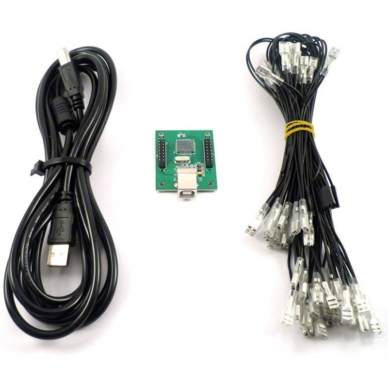 Controlador USB Arcade - XIN-MO XM-02 / 2 Player / PS3 PC RASPBERRY...